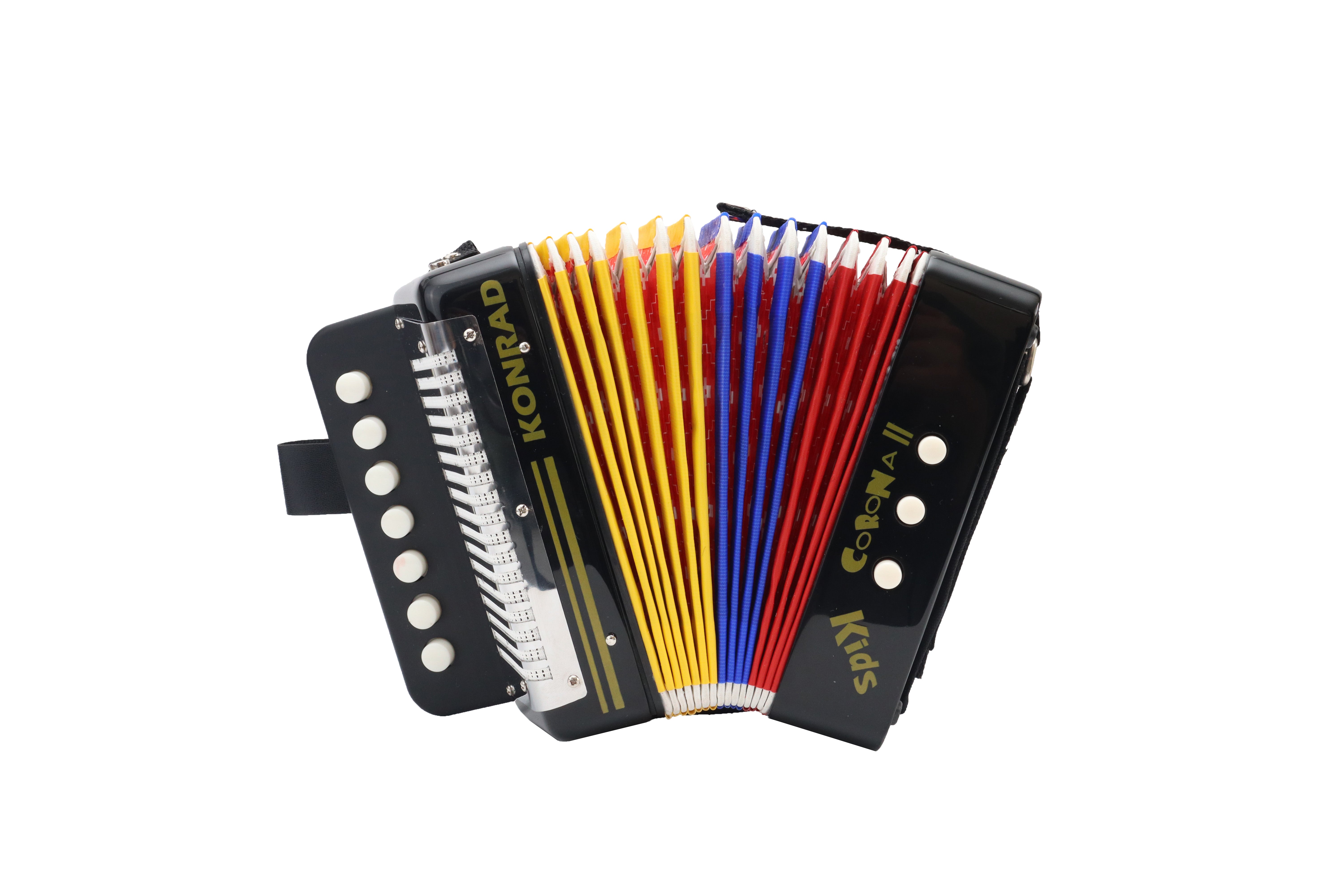 ACORDEON KONRAD KIDS MINI NEGRO - TRICOLOR PROFESIONAL TONO SOL ...